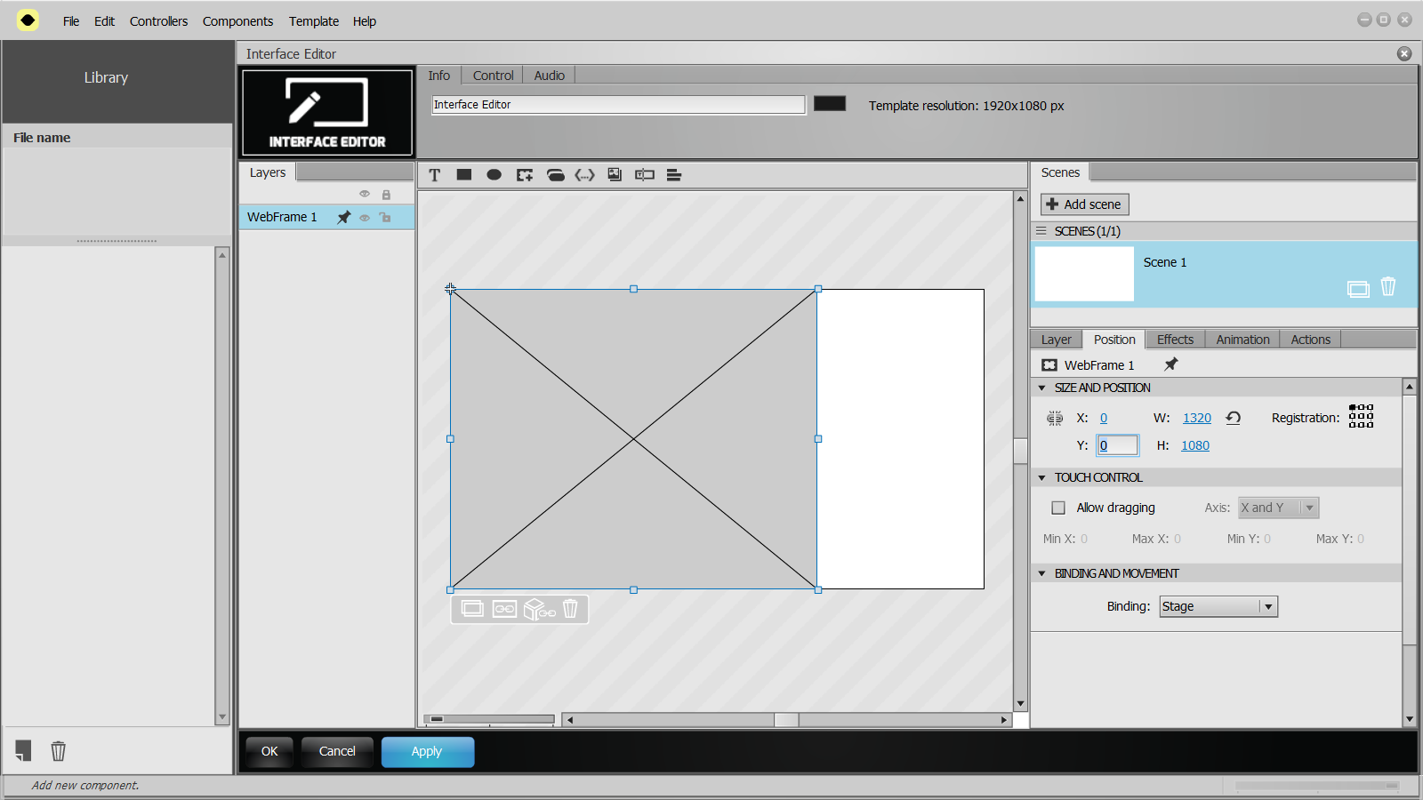 Live Website + Media Gallery (WebFrame) - Designer Example Project ...