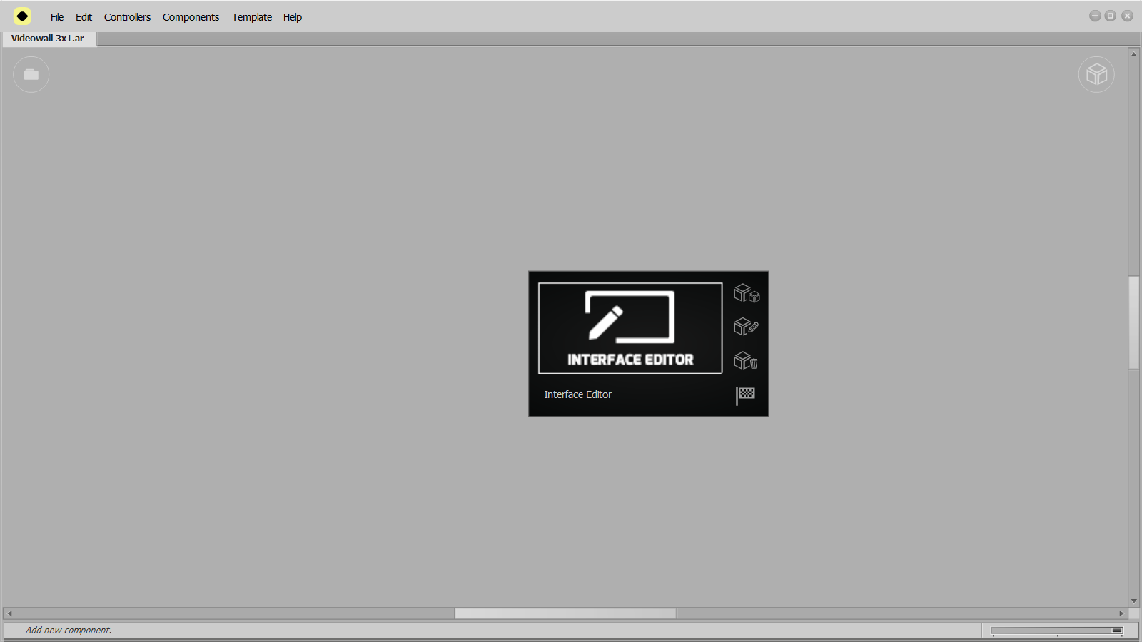 Videowall using 3 monitors - Designer Example Project – Displayforce